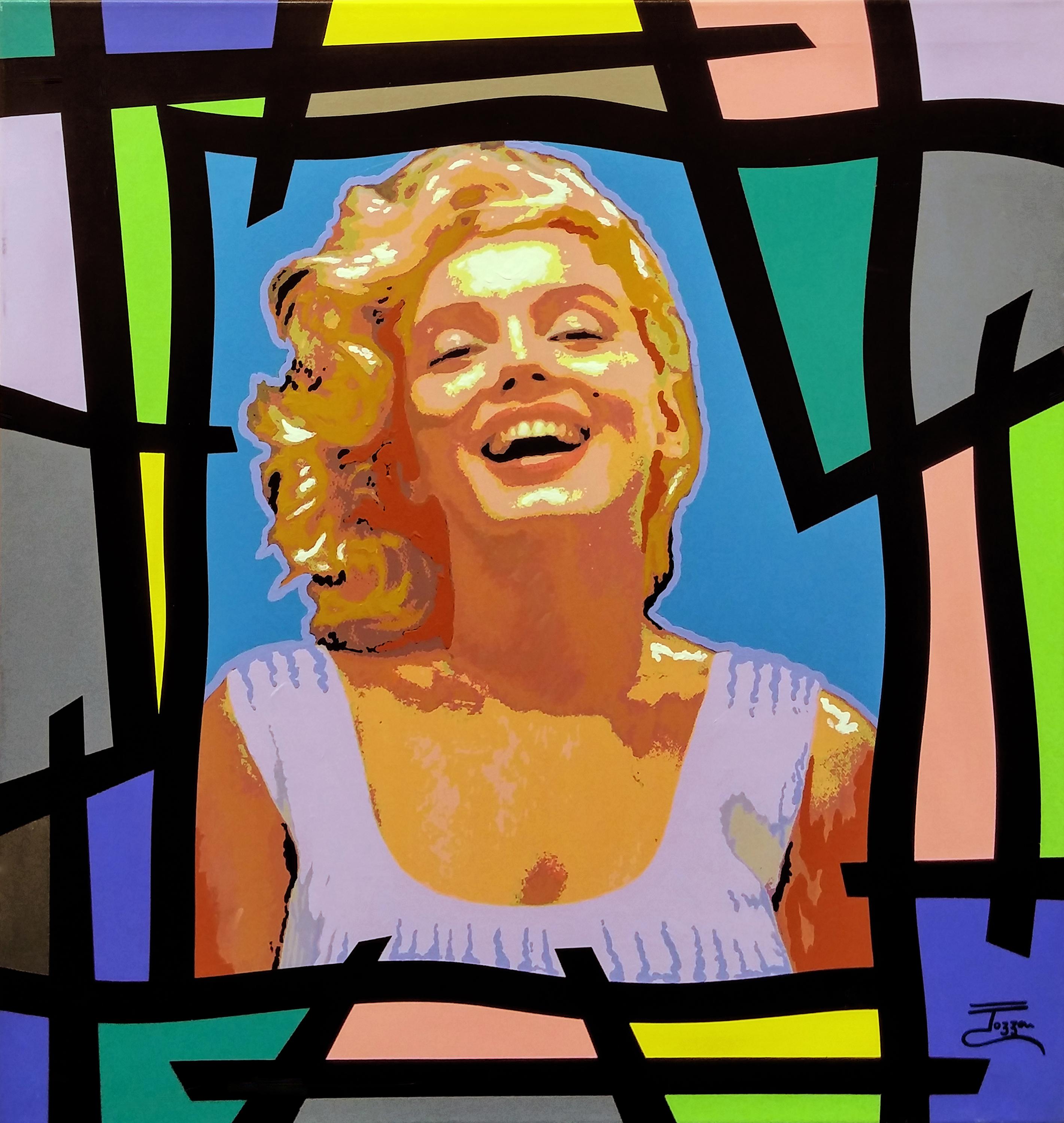 Jim Ceravolo - Marilyn Monroe, Painting by Jim Ceravolo For Sale at 1stDibs