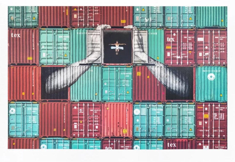 JR (aka Jean René) - The Ballerina In Containers, Holding Tight, Le ...