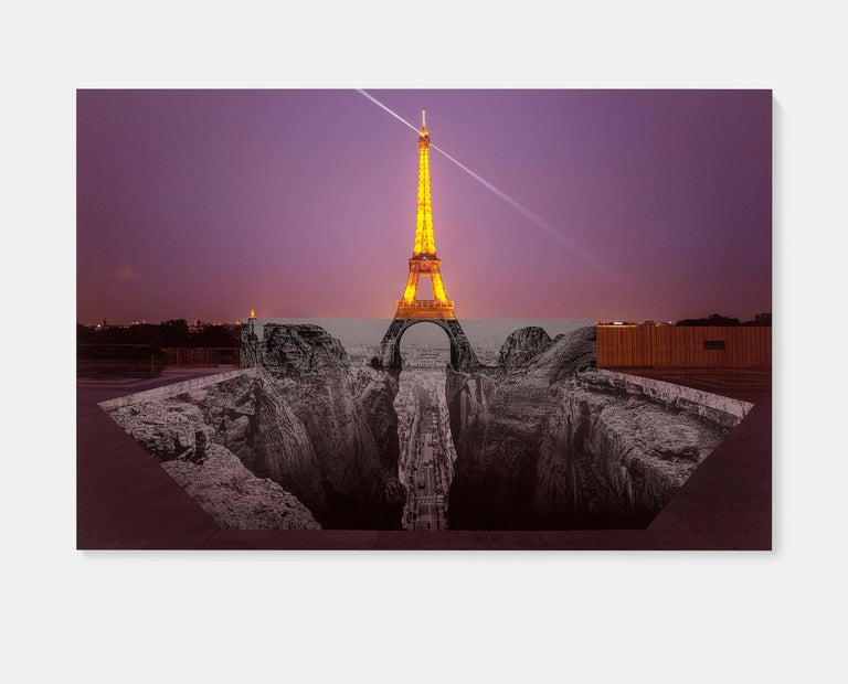 JR (aka Jean René) - Trompe l'oeil, Les Falaises du Trocadéro, 2021 -JR ...