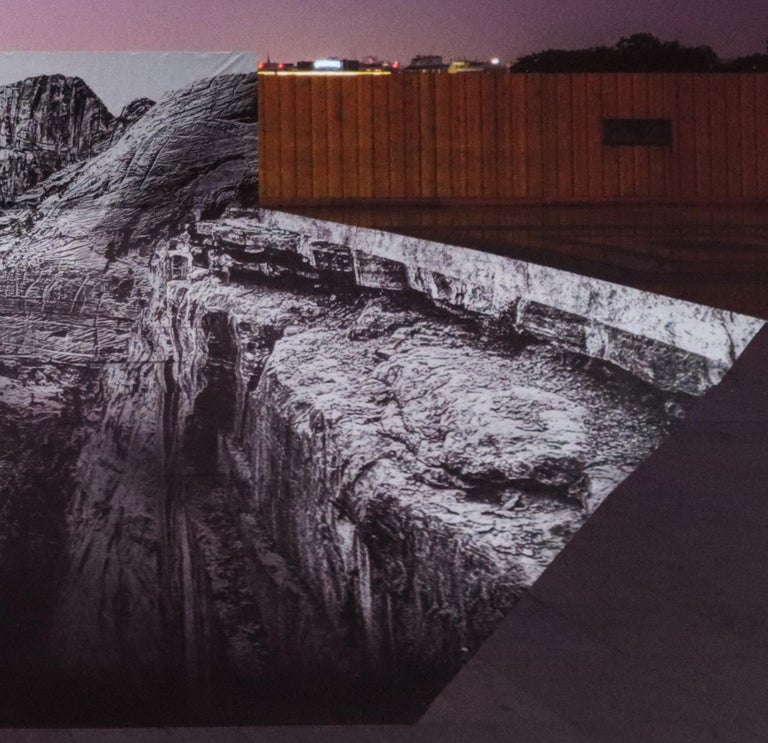 JR (aka Jean René) - Trompe l'oeil, Les Falaises du Trocadéro, 2021 -JR ...