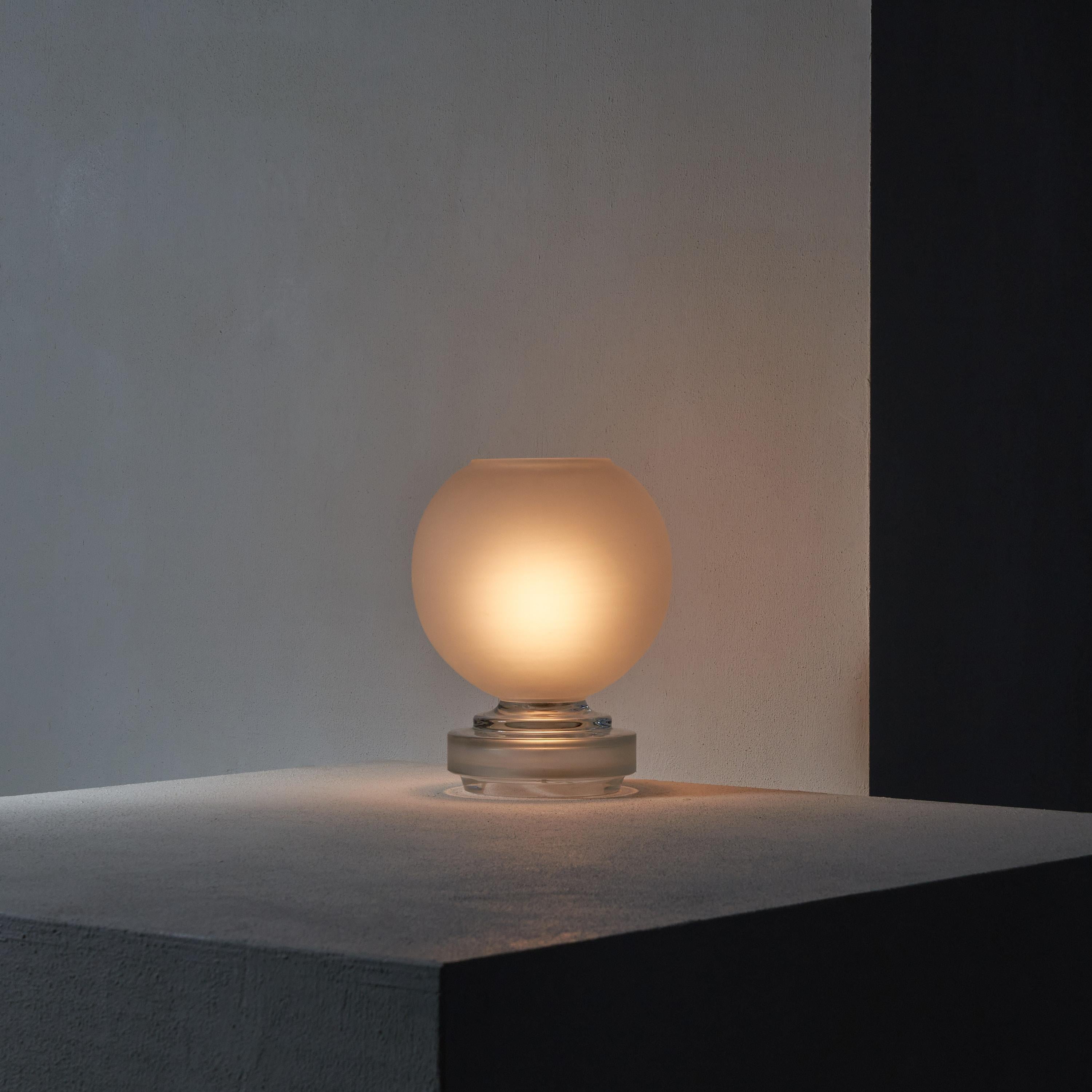 Jørgen Mortensen Art Glass Table Lamp 1990s at 1stDibs | jorgen mortensen