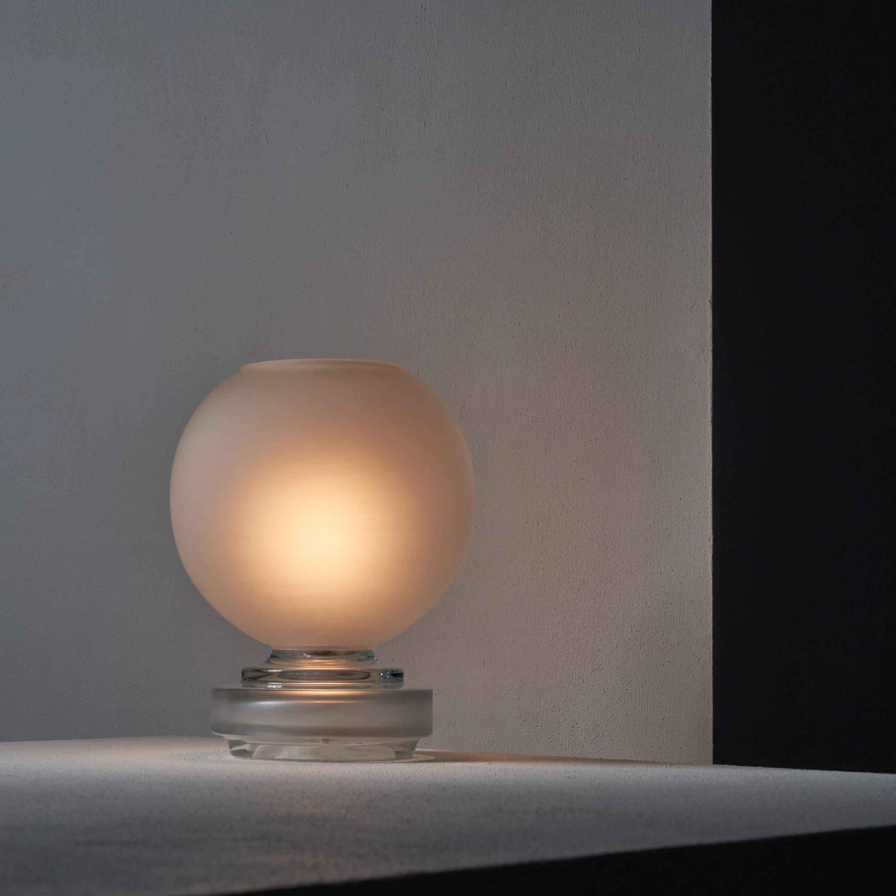 Jørgen Mortensen Art Glass Table Lamp 1990s at 1stDibs | jorgen mortensen