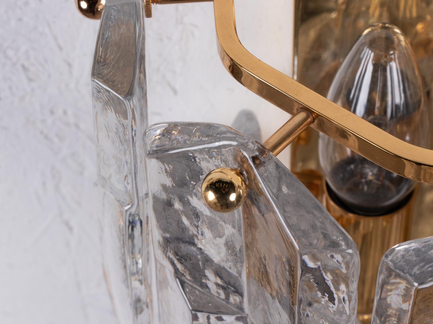 J.T. Kalmar 'Palazzo' Wall Sconce, 1960, Vienna, Austria at 1stDibs