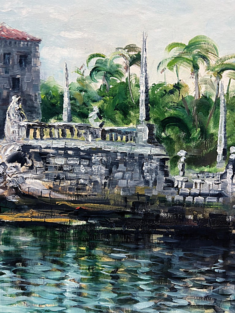 Juan Bosco Modesto Paz Camps 1969 Vizcaya Oil Painting For Sale at 1stDibs