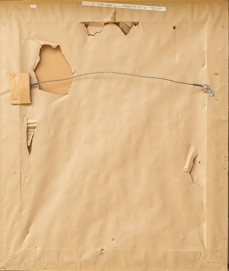 Juan Carlos Breceda - Orange Face, Expressionist Portrait For Sale at ...