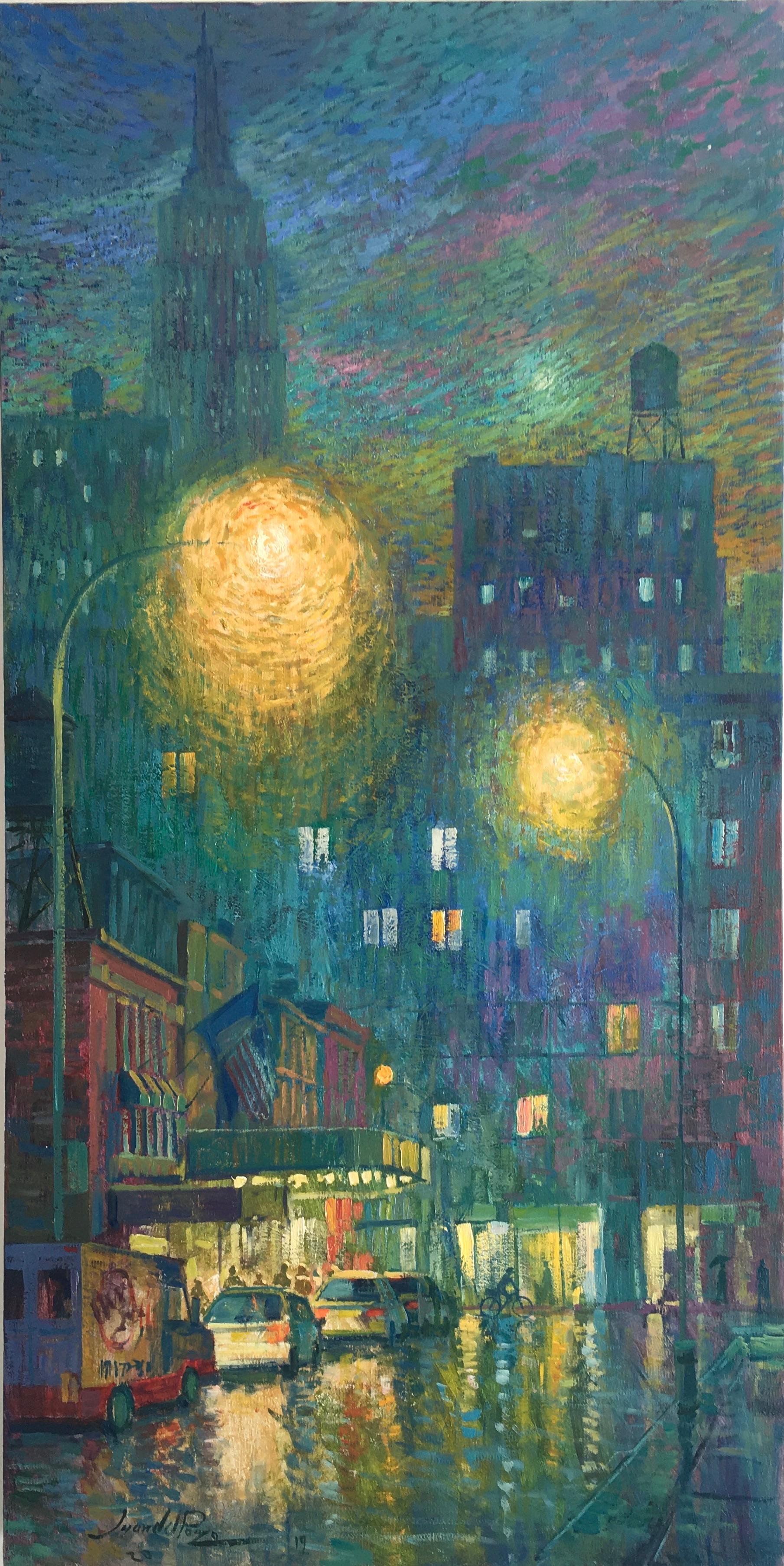 Anthony D Padgett - Starry Night after Vincent Van Gogh Saint Remy 1889 ...