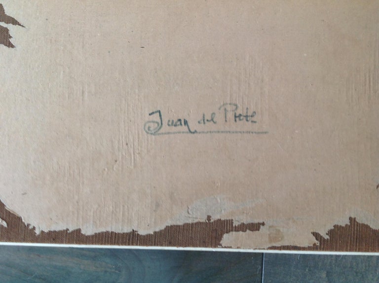 Juan Del Prete Abstract Colorful Painting from 1957 at 1stDibs