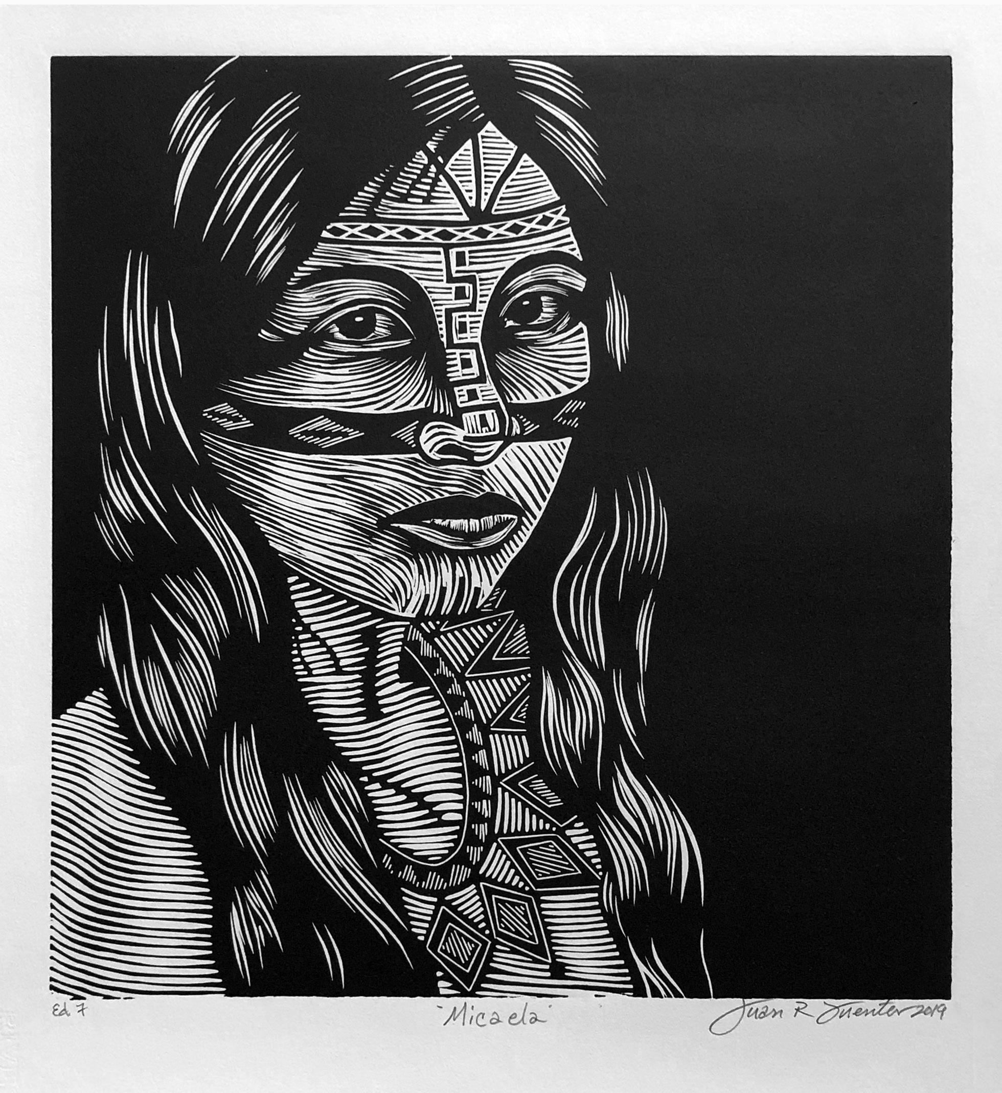 Linocut Portrait Prints - 86 For Sale at 1stdibs