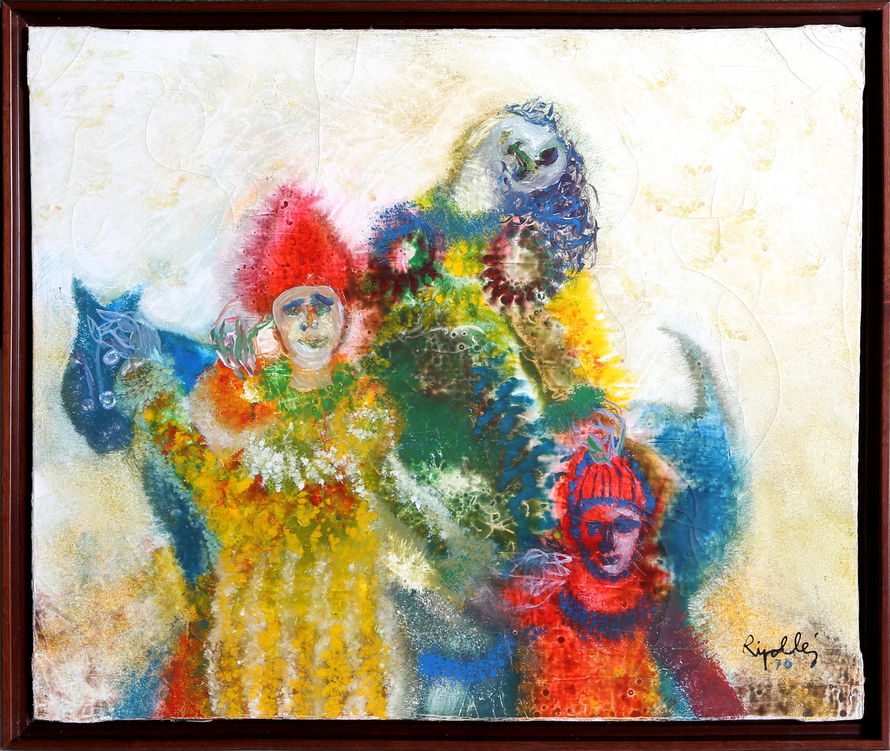 Juan García Ripollés - Three Arlequins, 1971 by Juan Garcia Ripolles ...