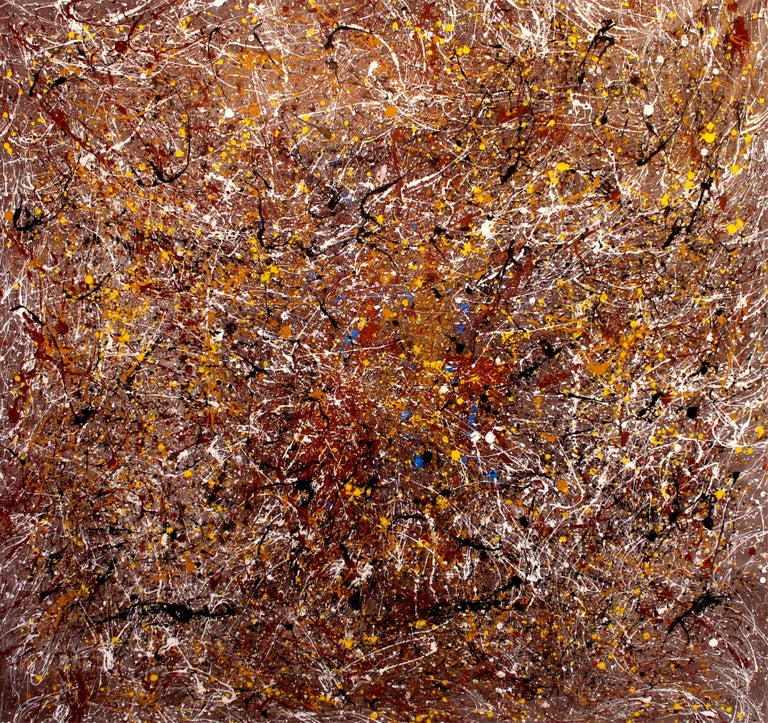 Juan Jose Garay - Desert Landscape- Tribute a J.Pollock, Painting ...