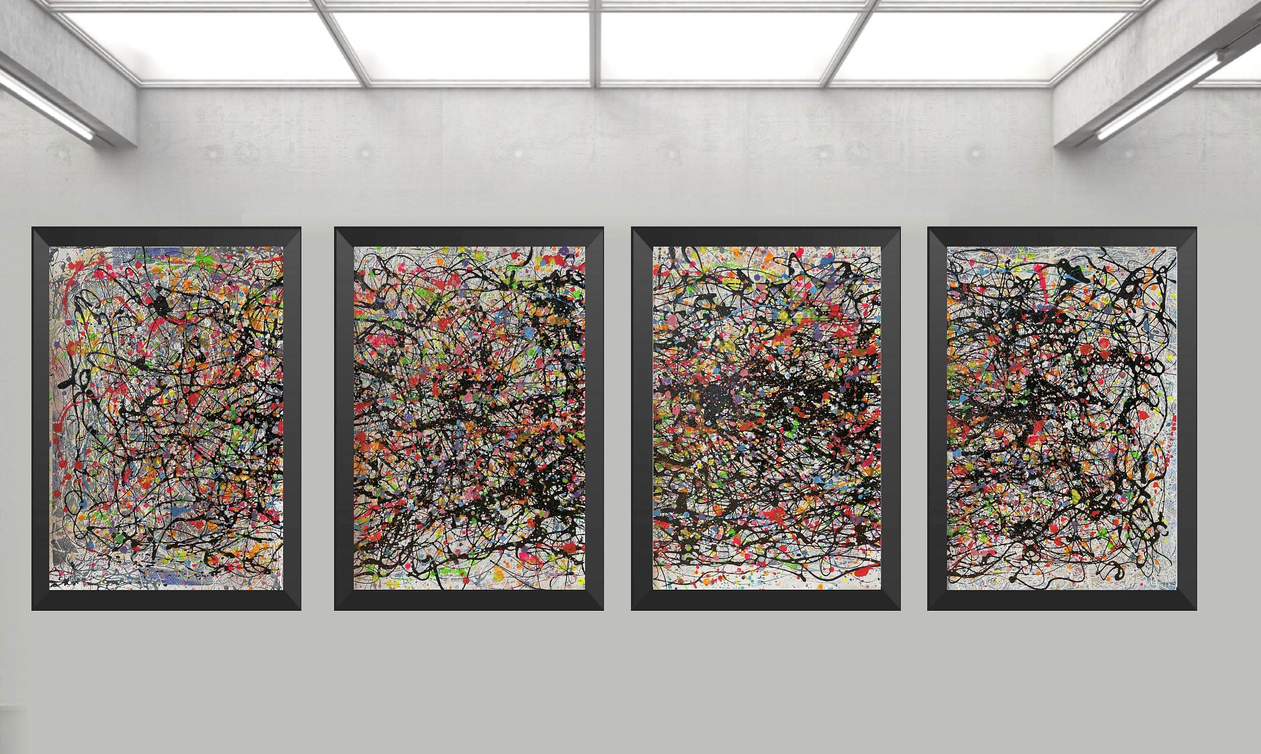 Juan Jose Garay - Rhythm of Color in Four For Sale at 1stDibs