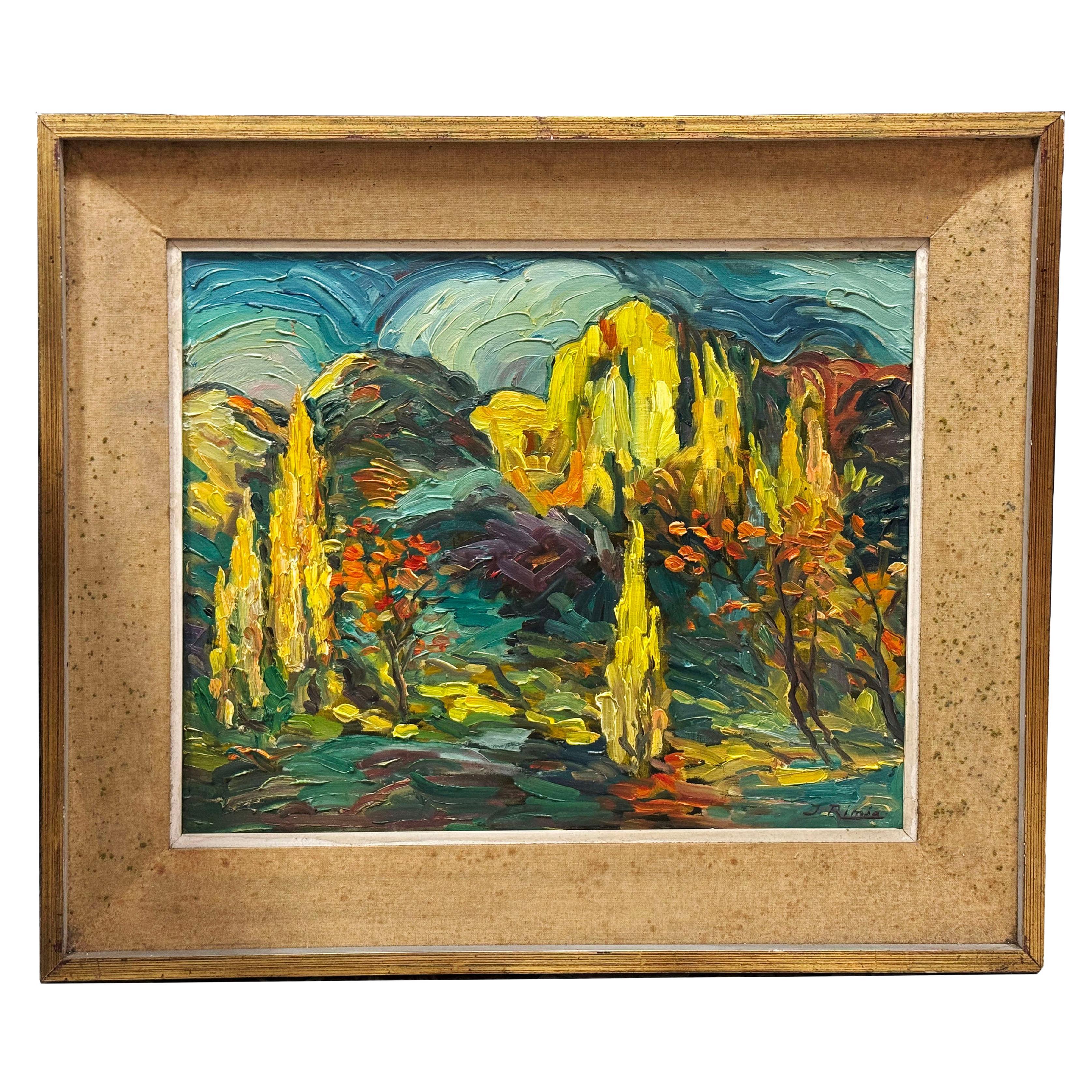 Juan Rimsa (1903-1978) "Landscape" For Sale at 1stDibs
