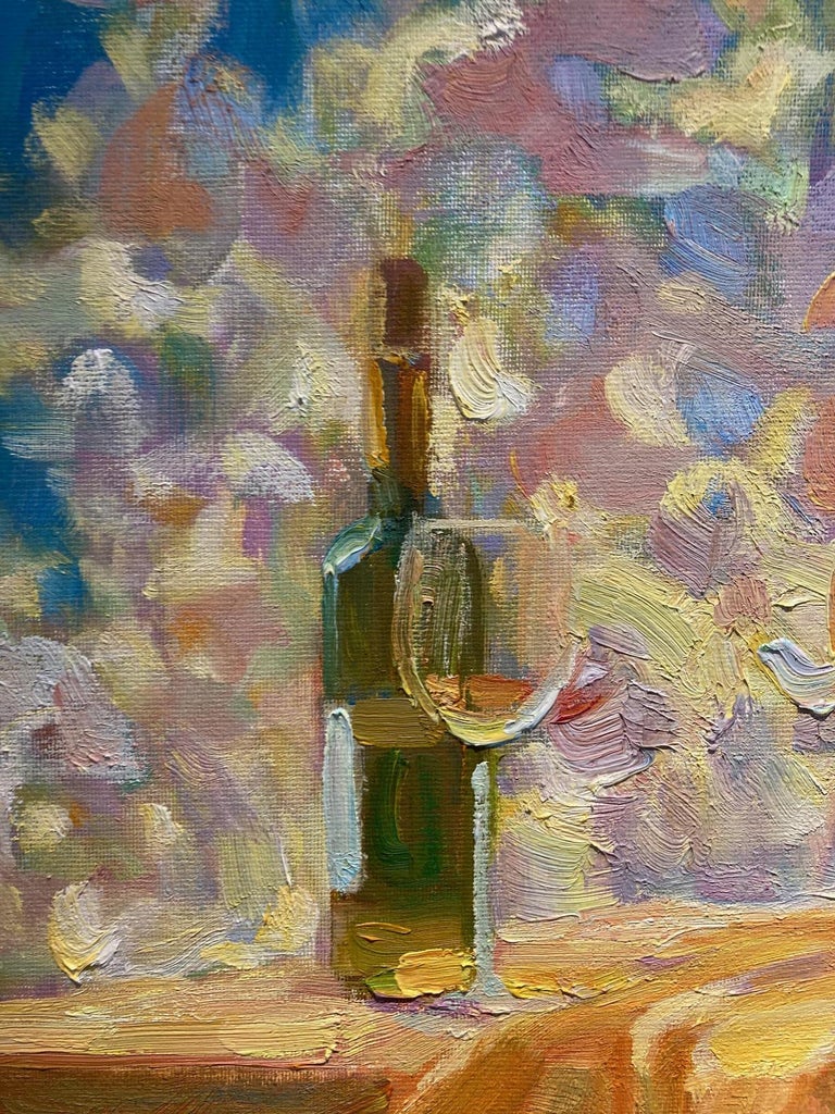 Juane Xue - Oranje Tafel Orange Table Oil Painting Still Life Table Light In Stock For Sale at ...