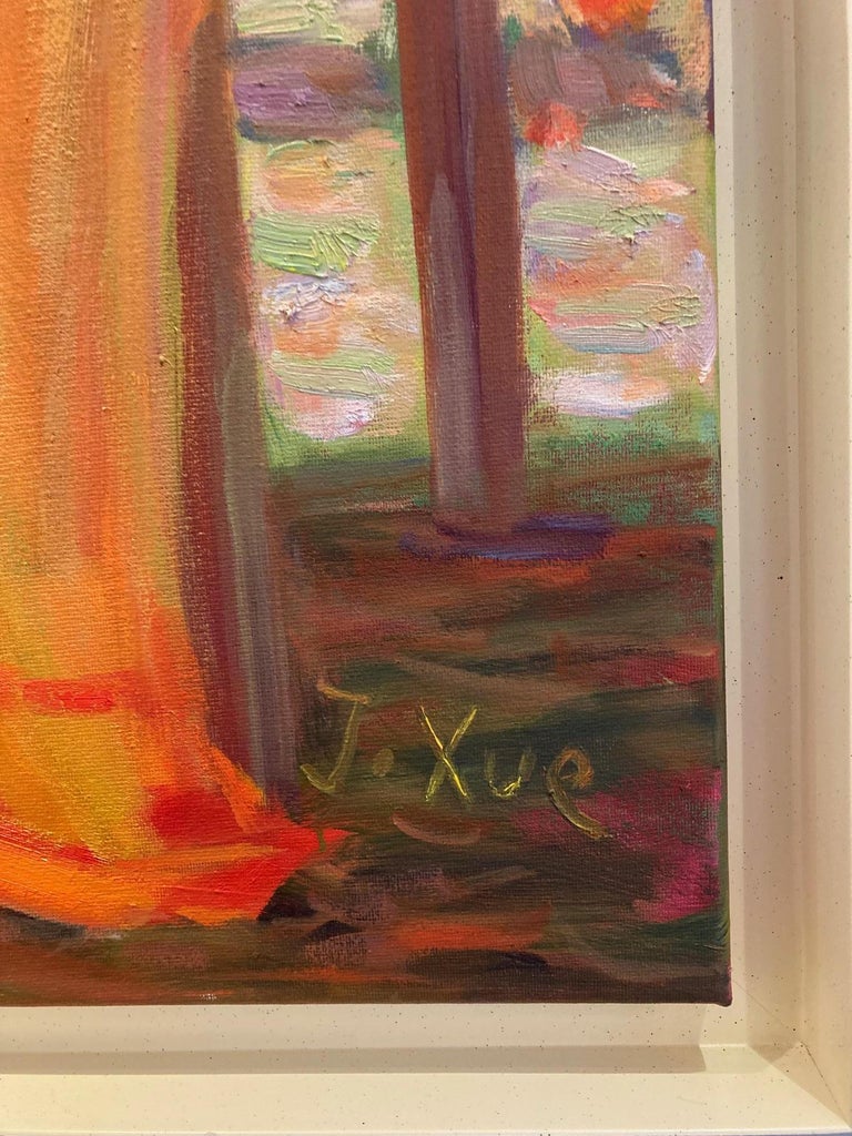 Juane Xue - Oranje Tafel Orange Table Oil Painting Still Life Table Light In Stock For Sale at ...