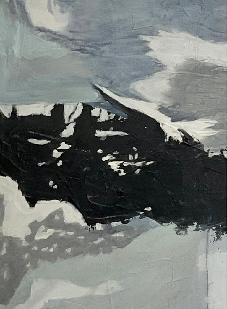 Juanita Bellavance - Hovering the troposphere, blue, abstract ...