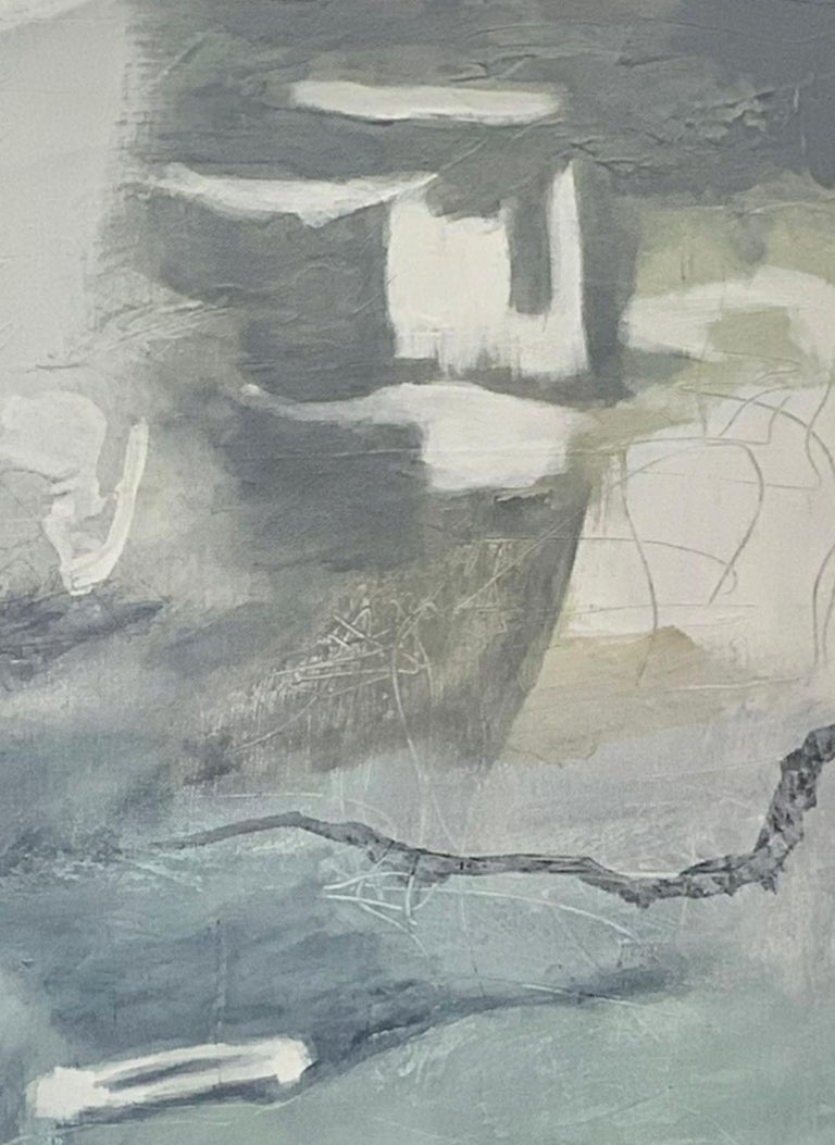 Juanita Bellavance - Hovering the troposphere, blue, abstract ...