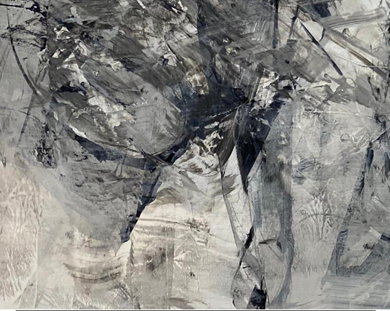 Juanita Bellavance - Legendary 6, abstract expressionism, black and ...