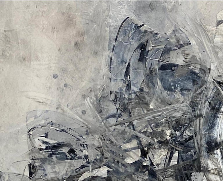 Juanita Bellavance - Legendary 6, abstract expressionism, black and ...