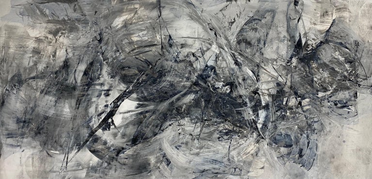 Juanita Bellavance - Legendary 6, abstract expressionism, black and ...