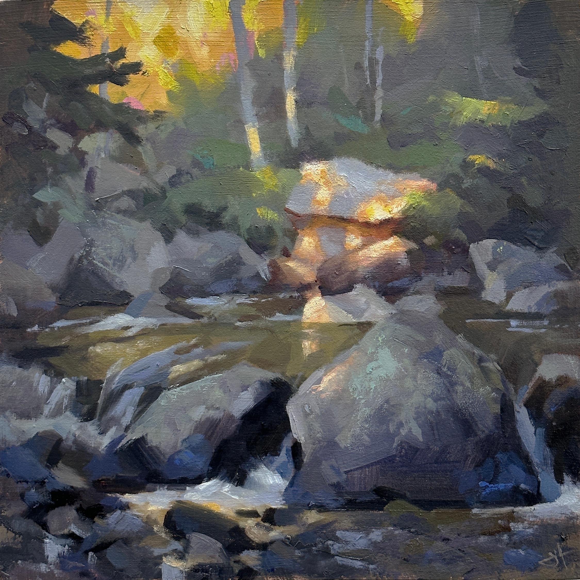 Judd Mercer - "Day's Embers" by Judd Mercer, Landscape Oil Painting For ...