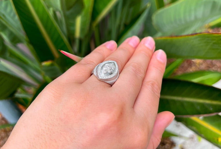 Jude Frances Diamond Ring 0.60 Carats Total 18K Gold For Sale at 1stDibs