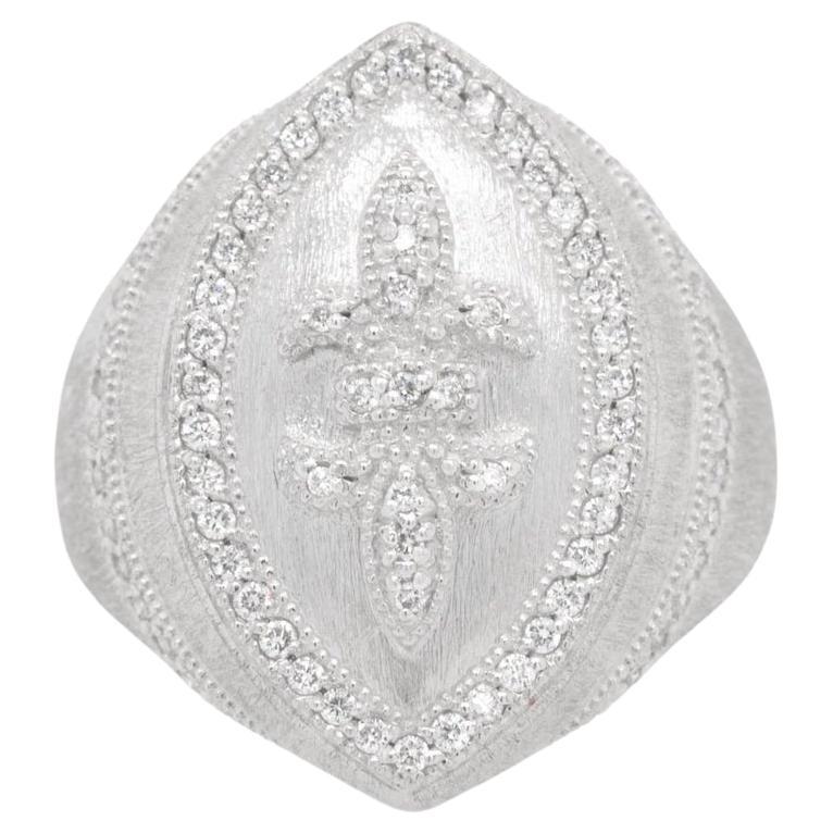 Jude Frances Diamond Ring 0.60 Carats Total 18K Gold For Sale at 1stDibs