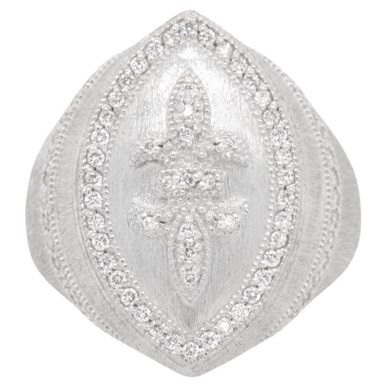 Jude Frances Diamond Ring 0.60 Carats Total 18k Gold For Sale at 1stDibs