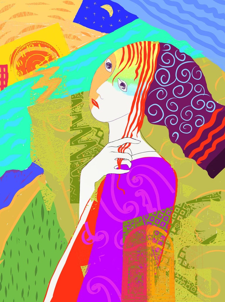 Judith Barath - GIRL WITH BEANIE For Sale at 1stDibs