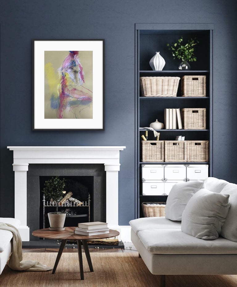 Judith Brenner - Alberto Standing 3, Original Figurative Painting ...