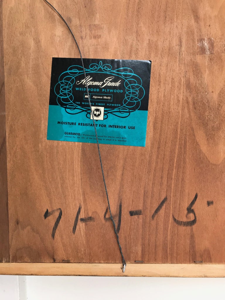 Judith Danner Large Enameled Copper Fishing Boat Tryptic in Custom ...