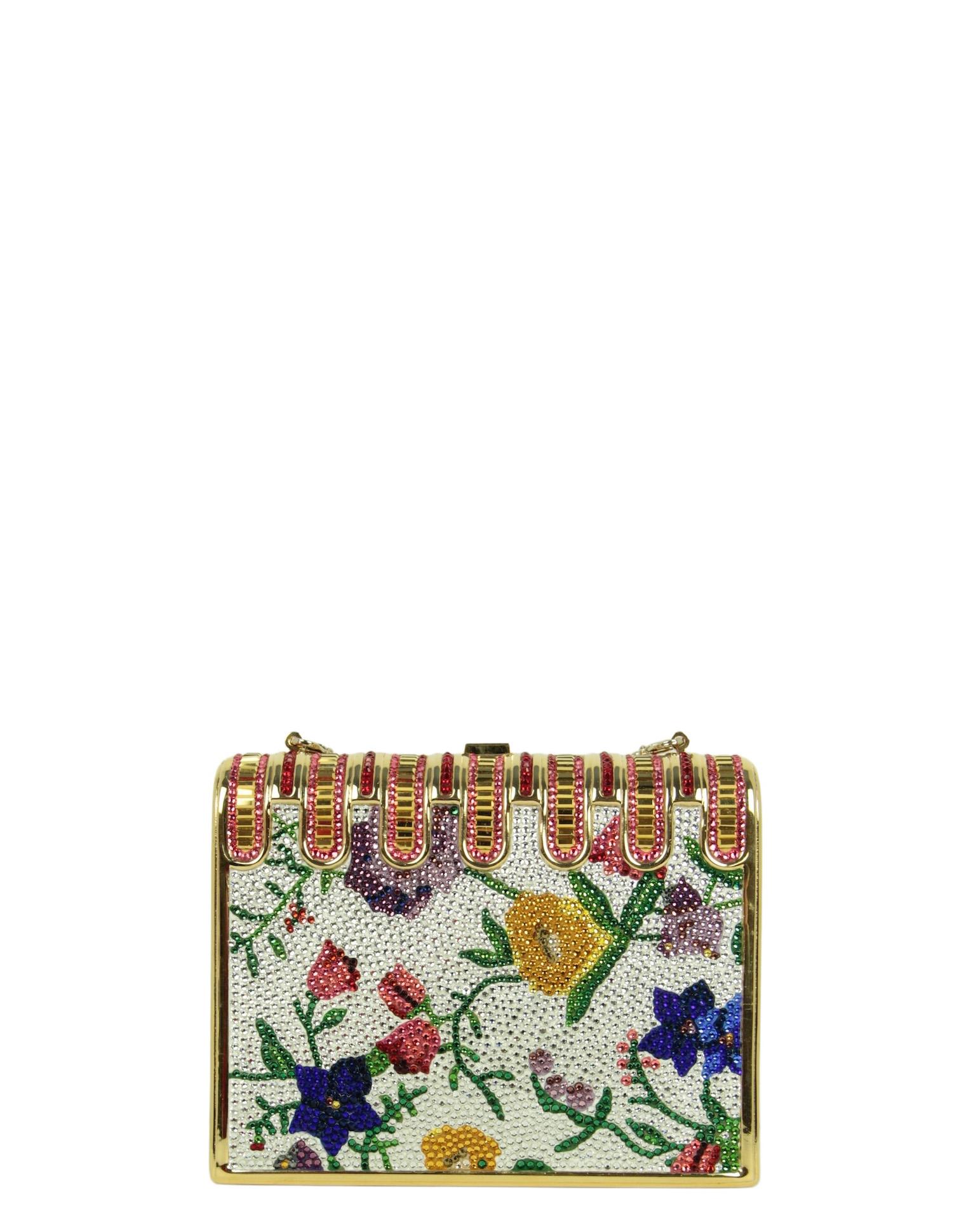 Judith Leiber Crystal Boss Lady Book Minaudiere Clutch Bag w/ Strap For ...