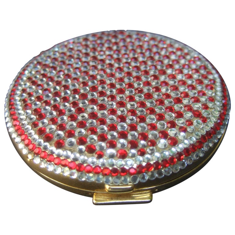 Judith Leiber Crystal Encrusted Vanity Compact c 1980s at 1stDibs