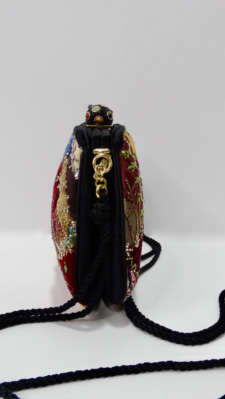 Judith Leiber Embellished Patchwork Bag For Sale at 1stDibs