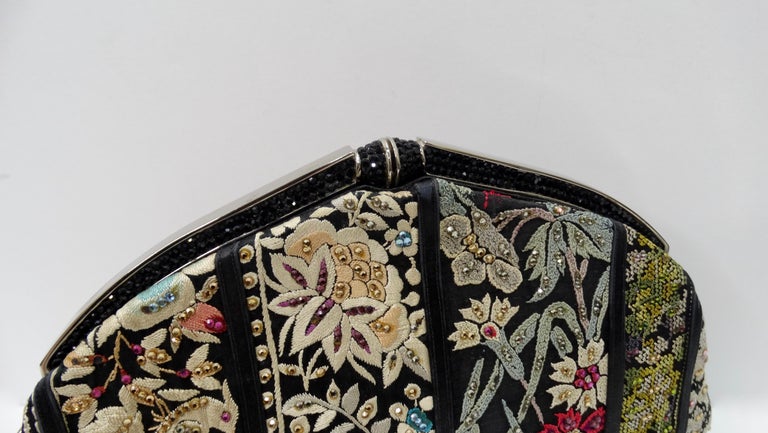 Judith Leiber Floral Patchwork Bag For Sale at 1stDibs