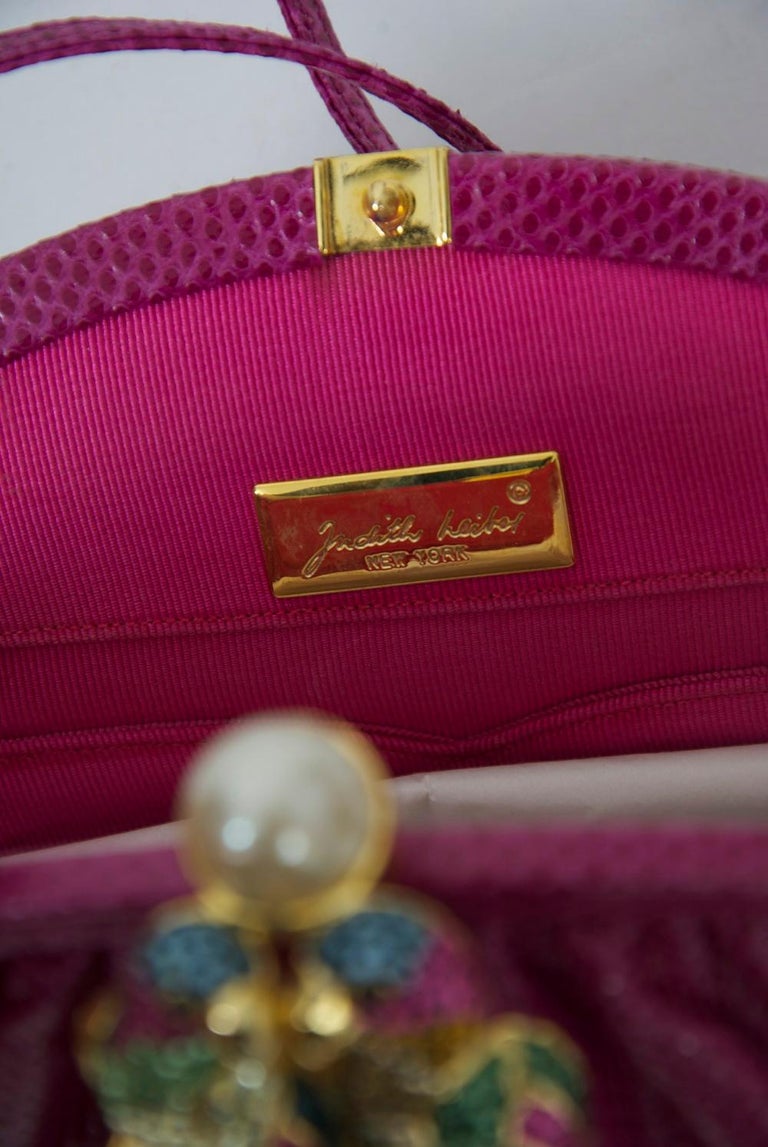Judith Leiber Pink Parrot Clutch at 1stDibs