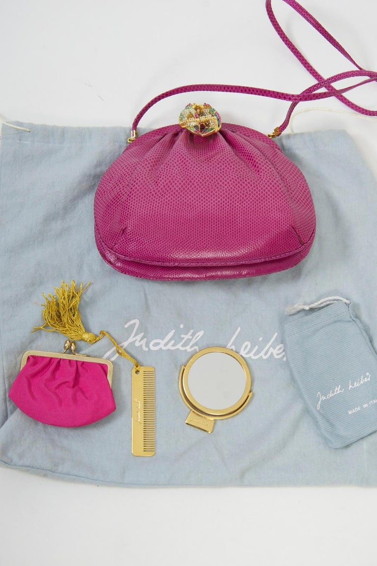 Judith Leiber Pink Parrot Clutch at 1stDibs