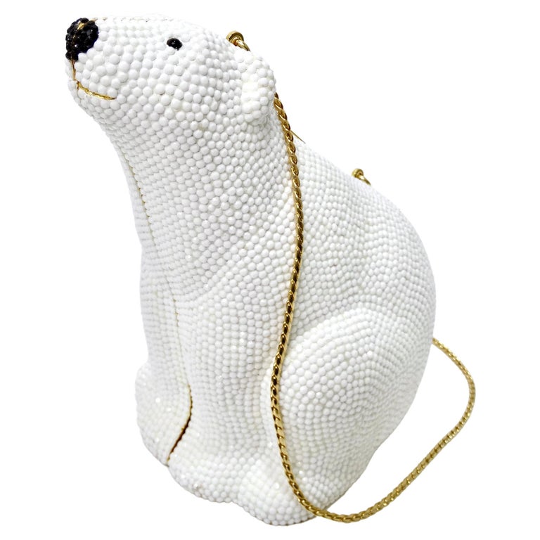 Judith Leiber Polar Bear Minaudière For Sale at 1stDibs