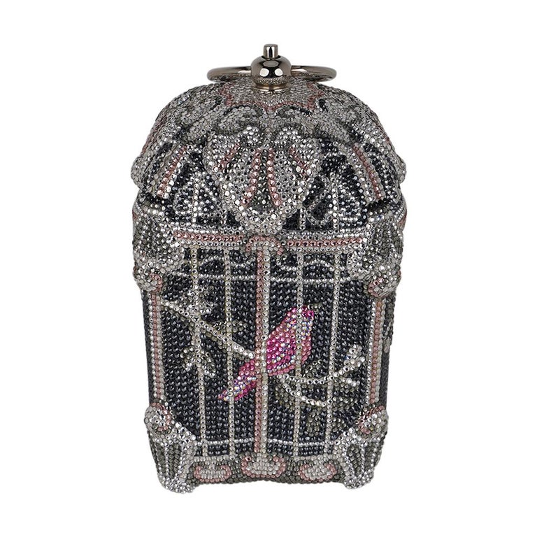 Judith Lieber Birdcage Crystal Minaudiere Rare Collectors Edition Bag ...