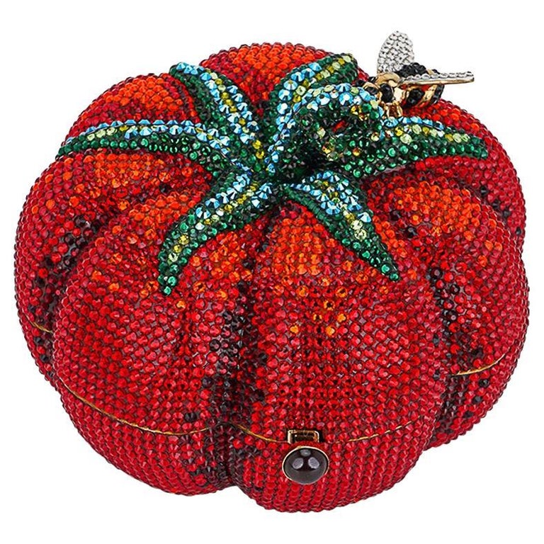 Judith Lieber Tomato Heirloom Minaudiere Limited Edition Bag at 1stDibs