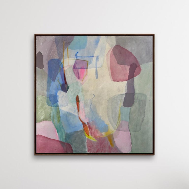 Judith North - Deja Vu #2 Oil on Canvas Abstract Painting by Judith ...