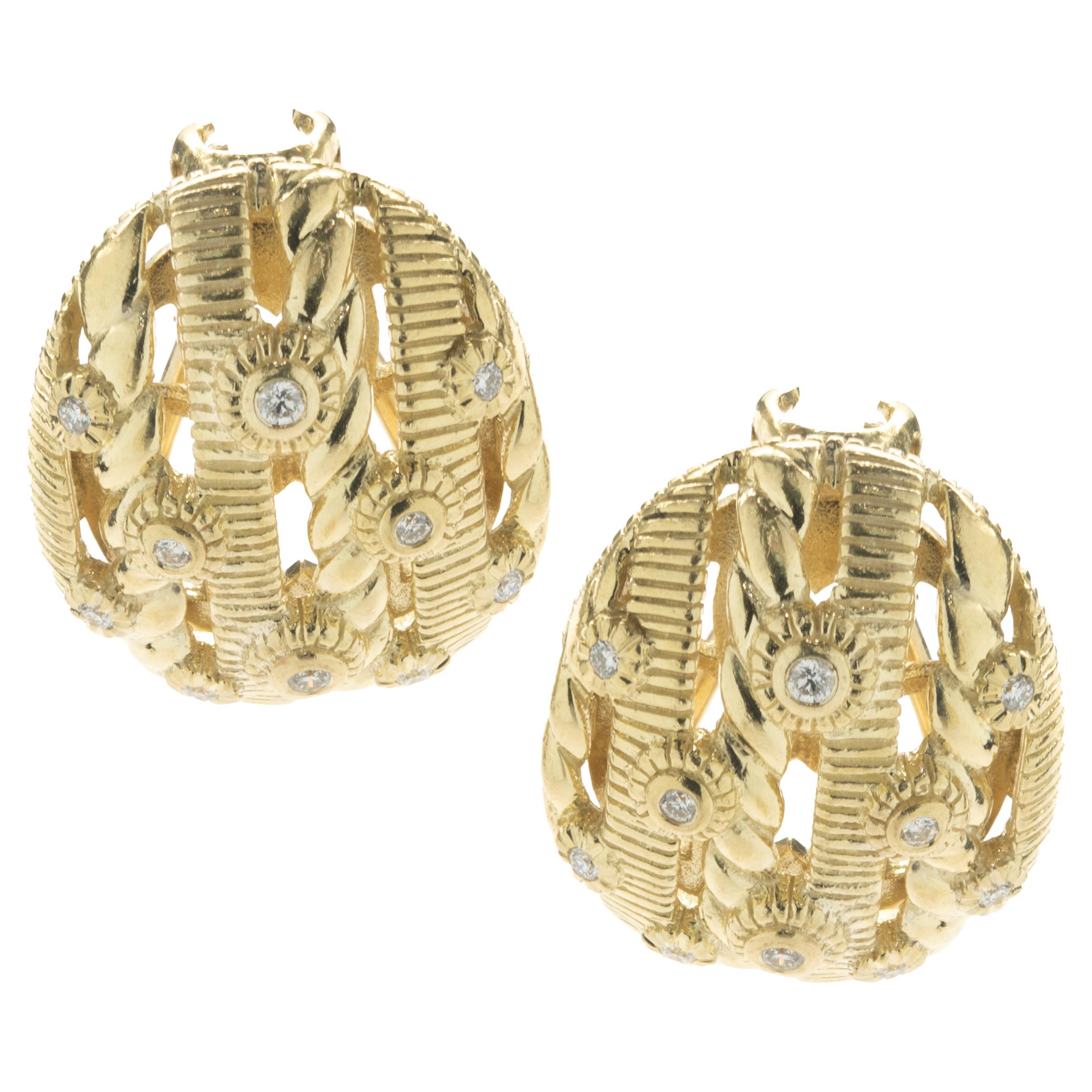 Judith Ripka Diamond Gold Chain Link Necklace at 1stDibs | judith ripka ...
