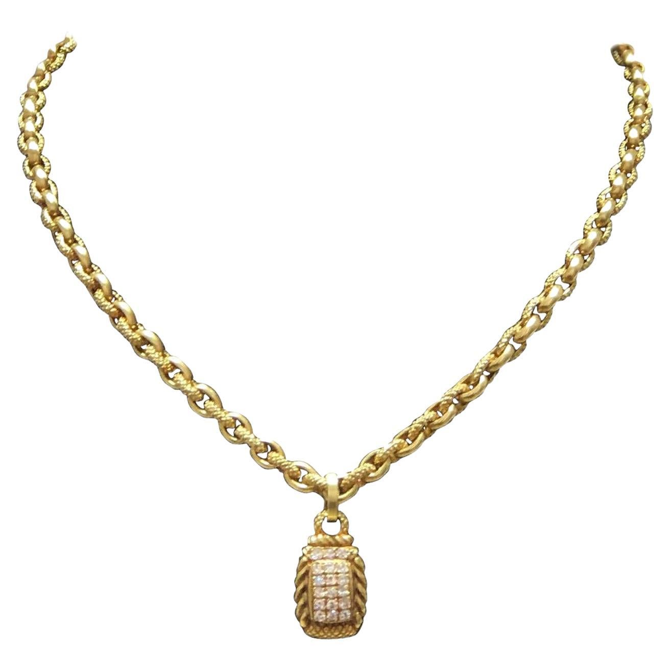 Judith Ripka Necklaces - 41 For Sale at 1stDibs | cute gold necklaces ...