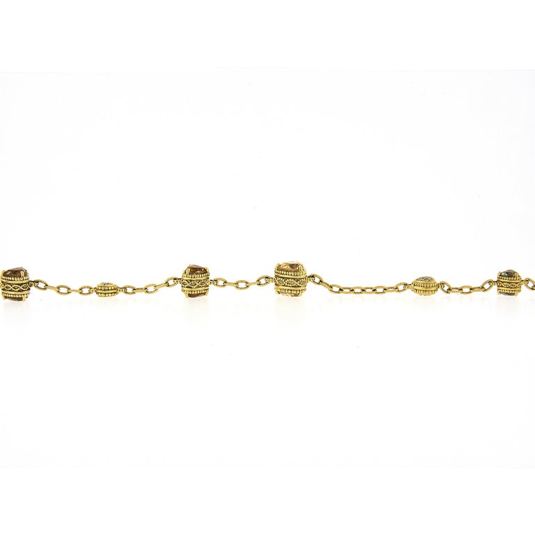 Judith Ripka 18k Gold 35" Diamond and Multicolor Stone Hearts By the ...