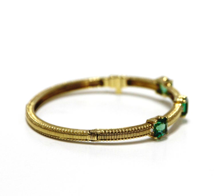 Judith Ripka 18K Yellow Gold Gold Bracelet For Sale at 1stDibs