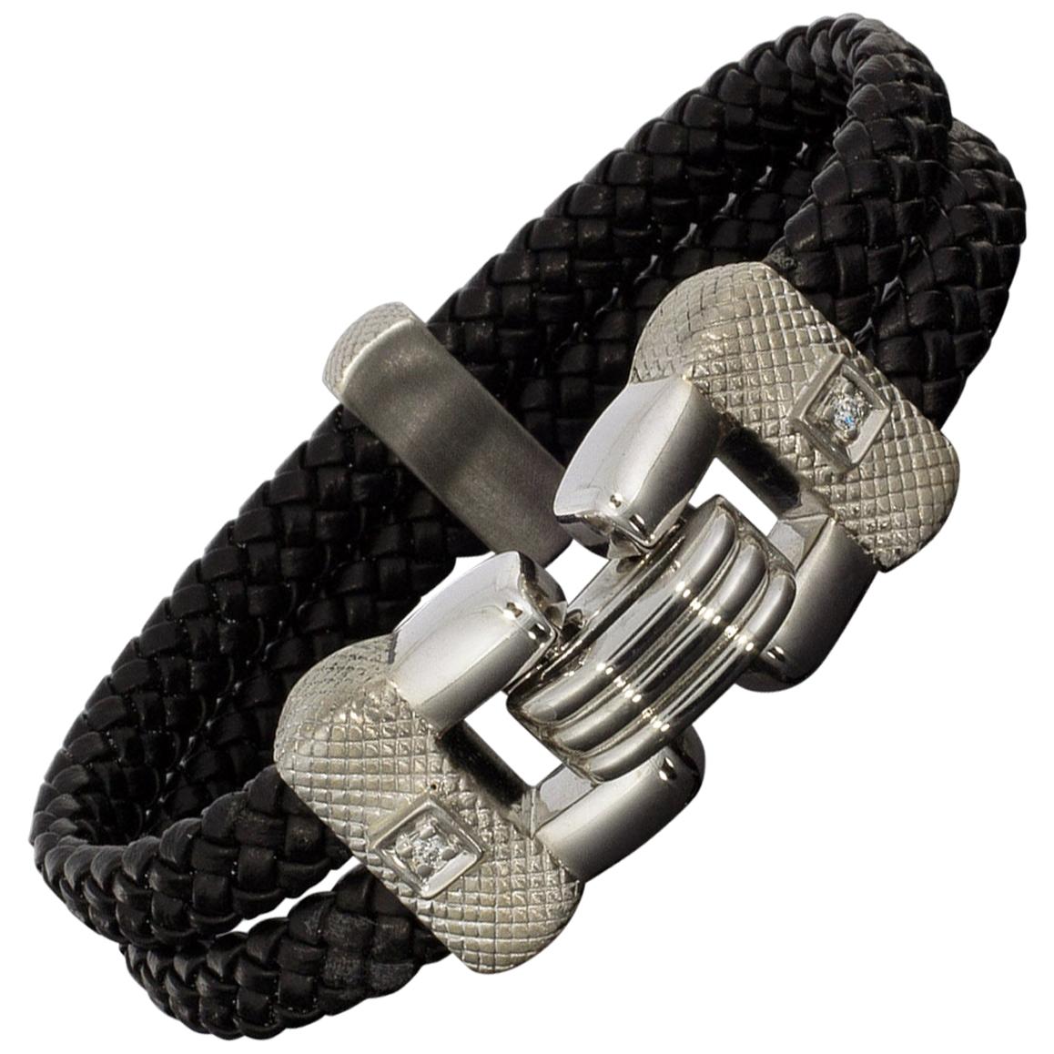 Judith Ripka Diamond Gold Bangle Bracelet For Sale at 1stDibs