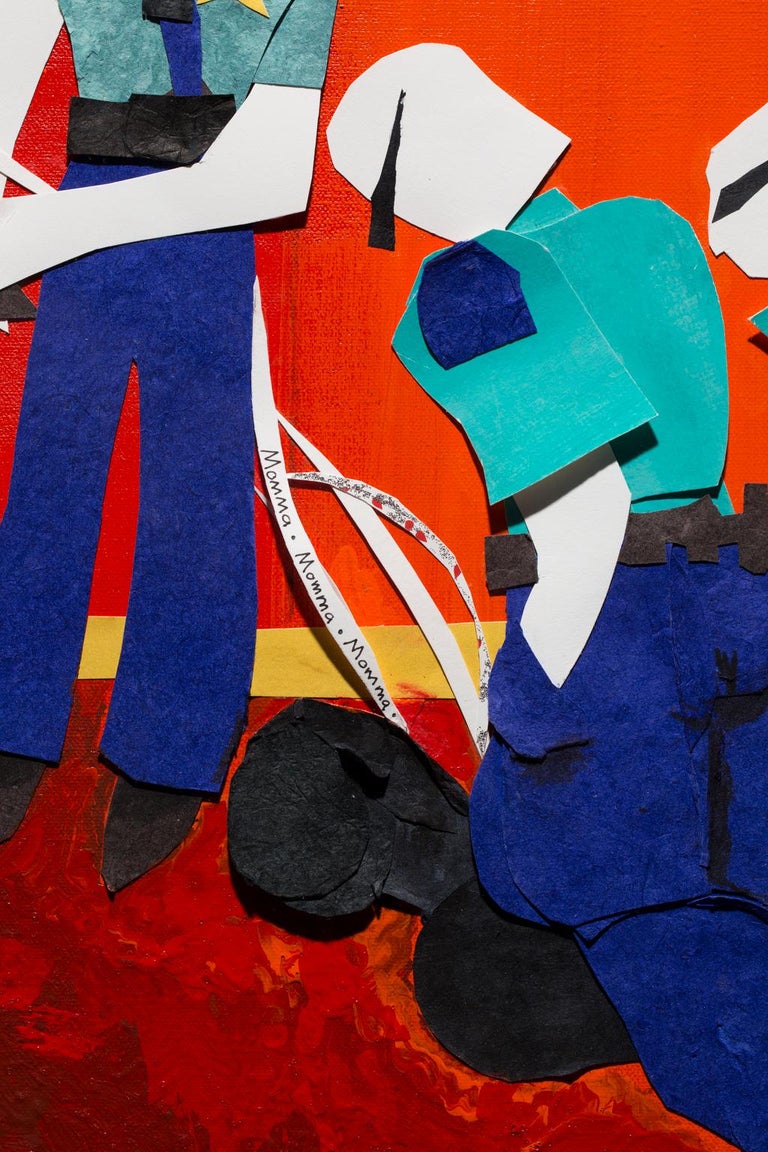 Judy Bowman - "The Killing of George Floyd" Mixed Media, African ...