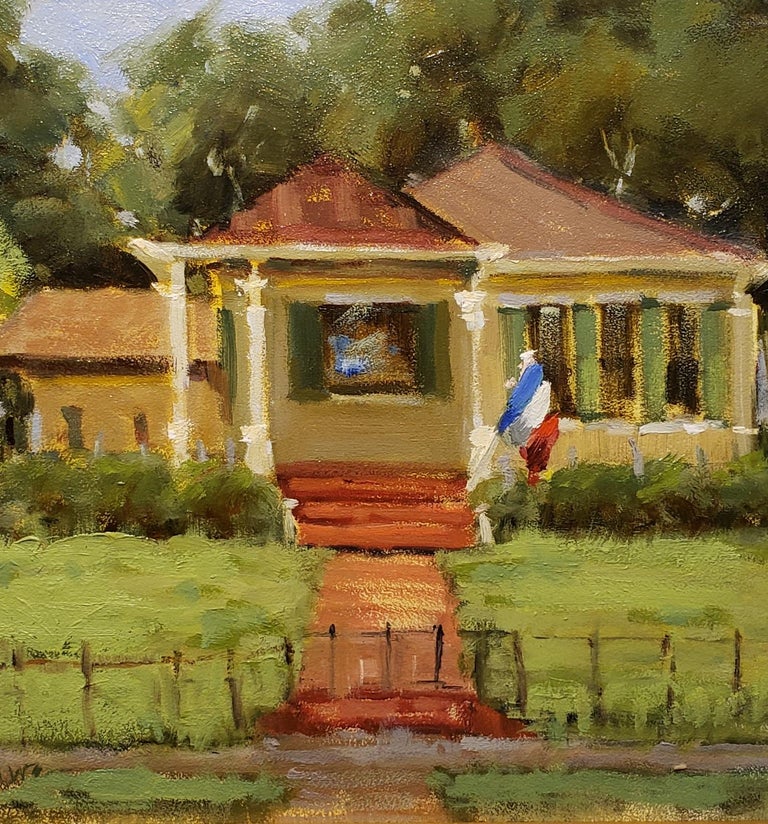 Judy Crowe - Bastille Day,oil painting ,American Impressionism ,SW Art ...