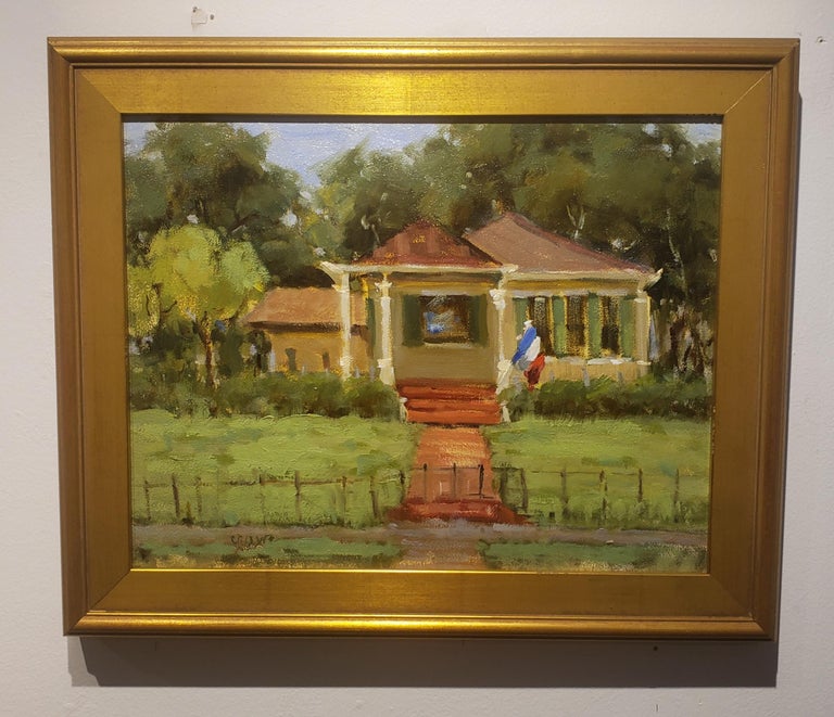 Judy Crowe - Bastille Day,oil painting ,American Impressionism ,SW Art ...