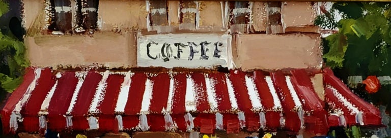 Judy Crowe - Coffee Anyone ? oil painting , TX Hill Country ...