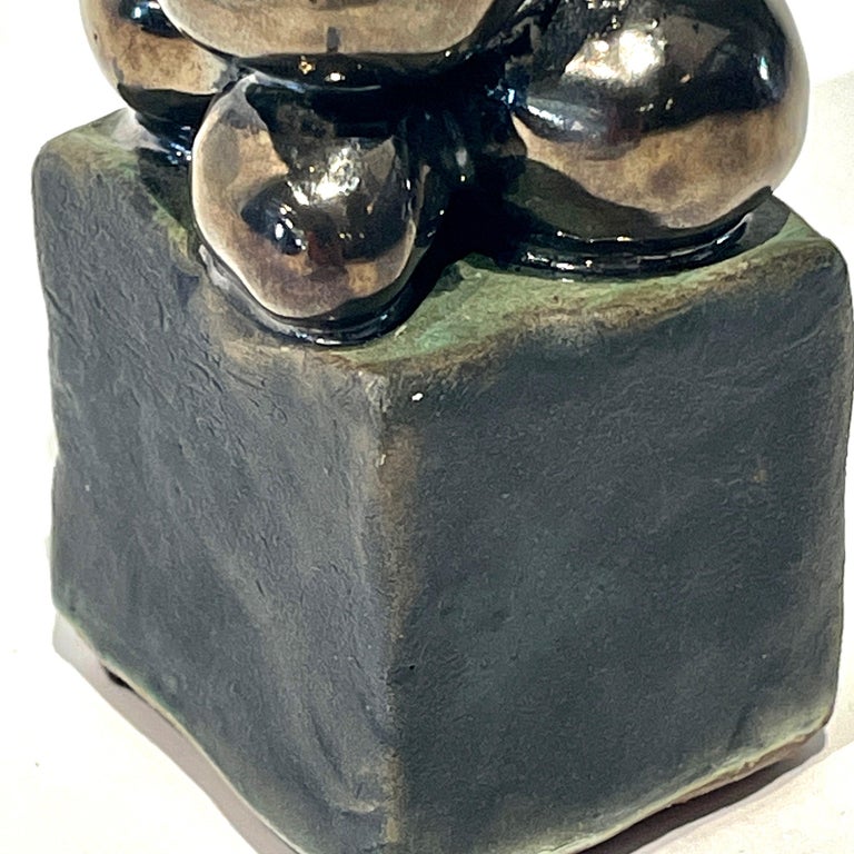 Judy Engel - 'Palline di Platino' Weathered Bronze and Metallic Glazed ...